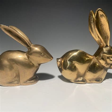 Brass Rabbit Etsy