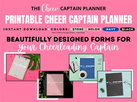 The Cheer Coach Planner Printable Pdf January 2023 May 2024 • The Cheer Coach Planner