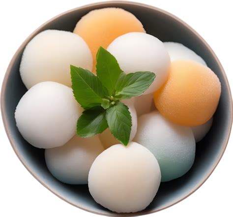 Image Of Delicious Looking Mochi Ai Generated 32187878 Png