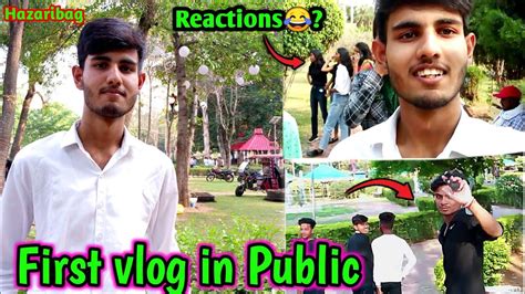 My First Vlog In Public🤩 Reactions Youtube