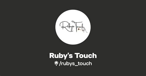 Rubys Touch Twitter Instagram Facebook Tiktok Linktree
