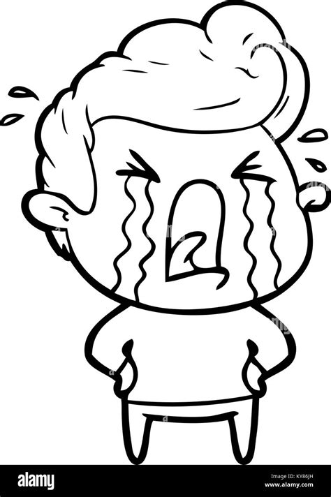 Man Crying Clip Art