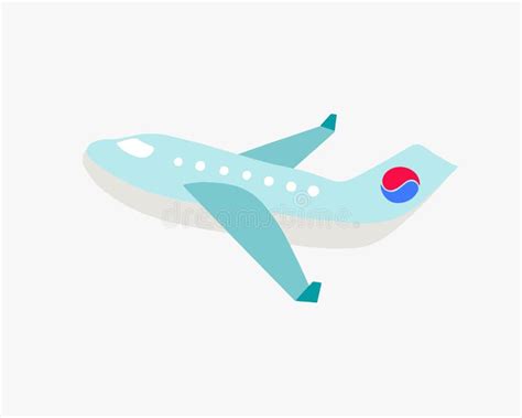 韩国有韩国国旗的飞机 向量例证 插画 包括有 标志 韩文 要素 公司 如同 飞行 聚会所 164726055