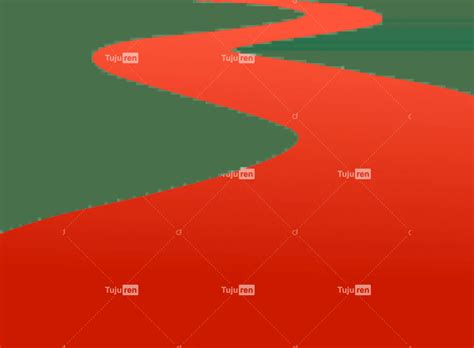 通往远方的路红色海报素材模板下载 图巨人