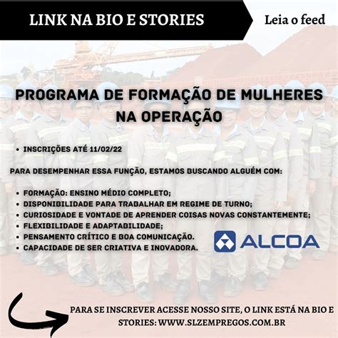 Programa De FormaÇÃo De Mulheres Na OperaÇÃo Slz Empregos