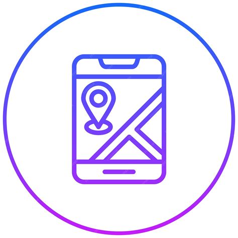 Premium Vector Navigation App Vector Illustration