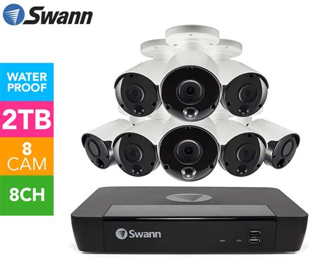 Swann NVR8 8580 8 Channel Security System 8 X NHD 865MSB Thermal