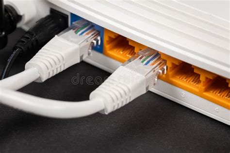 Ethernet Cable Wireless Router Connect Internet Service Provider