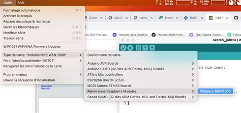 let s get started with helium and rak11300 rp2040 sx1262 the iot