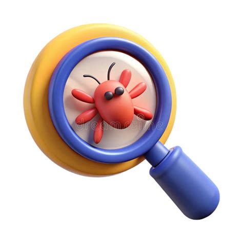 PSD Bug Detection D Illustration Representing Software Debugging And Digital Error Analysis