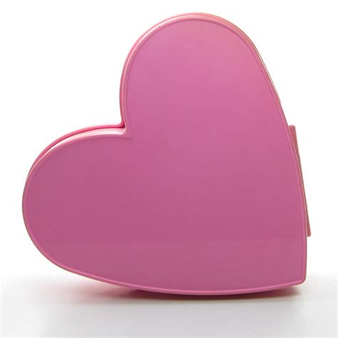 Poochie Pink Heart Shaped Plastic Case From My Heartthrob Box Statione