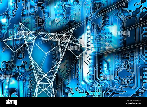 Electrical Grid Concept Stock Photo Alamy