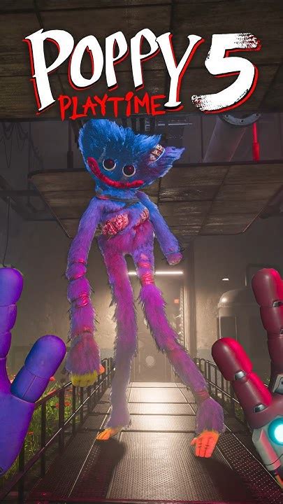Huggy Is Friendly In Chapter 5 Huggy Wuggy Saves Us Poppy Playtime