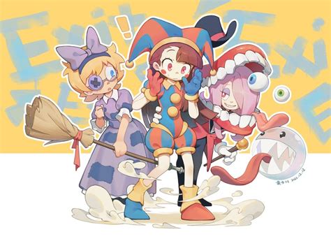 Kagari Atsuko Sucy Manbavaran Pomni Lotte Jansson Ragatha And 2