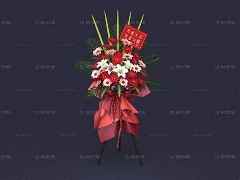 开业花篮 三脚架鲜花 捧花 花束 百合花 扶郎花 非洲菊 开工 婚礼 典礼 乔迁 庆典 开张