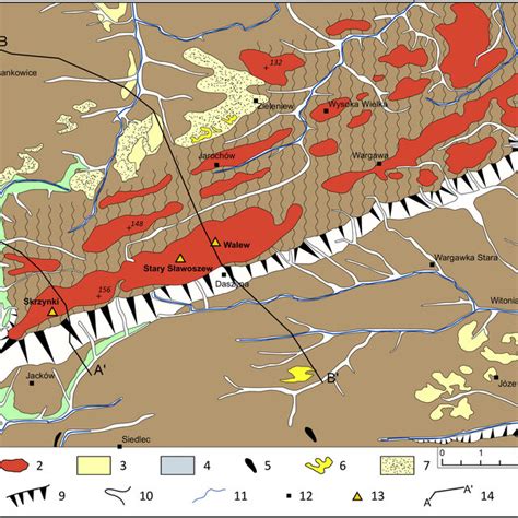 Geomorphological Sketch Based On Topographic Maps And After