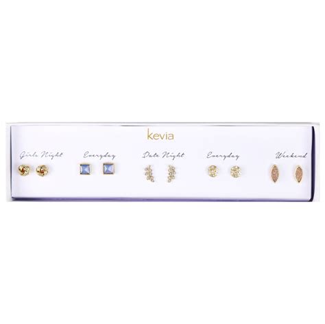 Marbled Silver Earring Set Kevia Style Llc