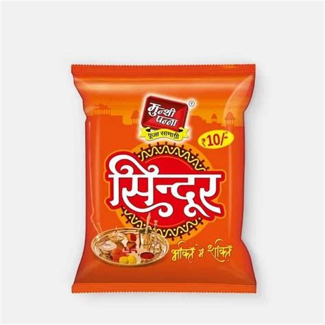 Red Munshi Panna Sindur Powder Packaging Size 15g At Rs 6 Piece In Palwal