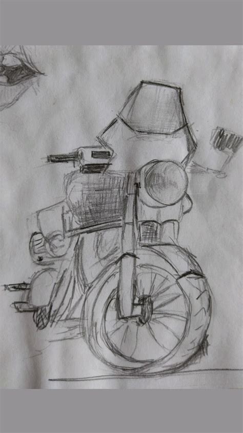 Motorcycle Drawing Technic Drawing Technical Drawing