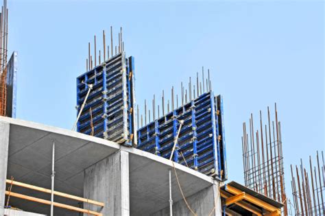 콘크리트 바닥 빔 Formwork 및 0명에 대한 스톡 사진 및 기타 이미지 0명 강철 개발 Istock