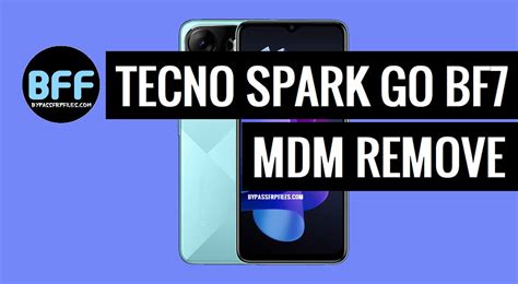 Завантажте файл видалення Mdm для Tecno Spark Go 2023 Bf7