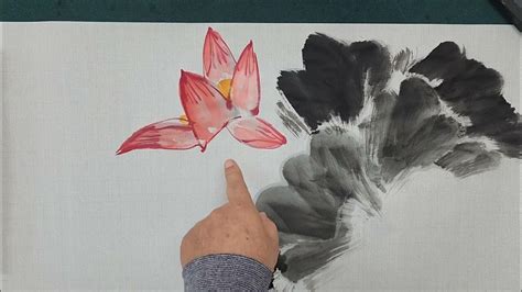 연꽃 그리기 Lotus 연꽃 그리기 한국화 수묵화 화조화 Youtube