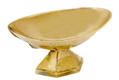 Oval Shaped Ritual Bowl Exotic India Art