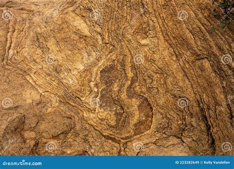 The Layers Of The Rock Are Overgrown With Grasses Stock Photography CartoonDealer Com