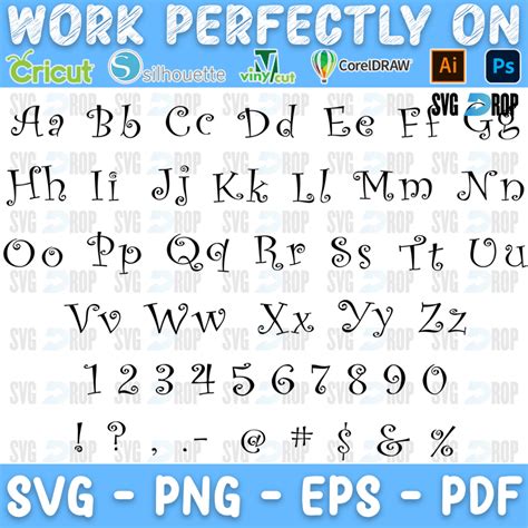 Curly Font Svg Svg Drop