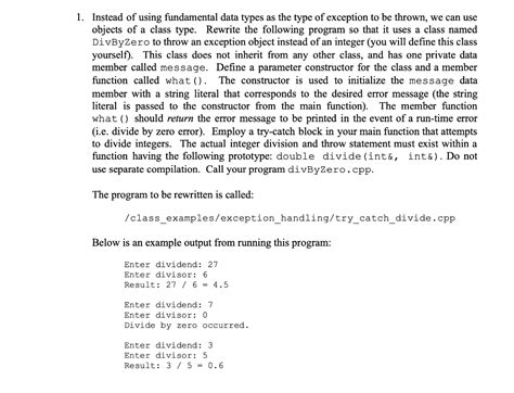 Solved Instead Of Using Fundamental Data Types As The Chegg