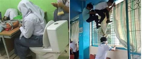 11 Potret Kocak Kelakuan Siswa Pas Jam Kosong Ini Absurd Parah
