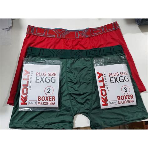 Kit 5 Cuecas Box Boxer Plus Size TAMANHOS ESPECIAIS Extra Kolly JML