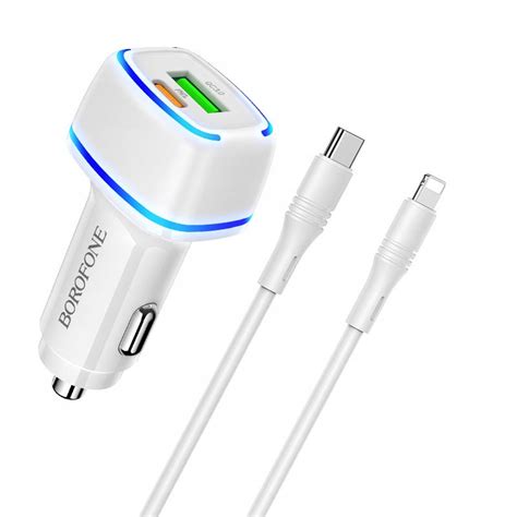 Borofone ładowarka QC 3 0 PD 20W 3A z kablem Typ C 12668270500 oficjalne archiwum Allegro