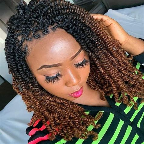 Elighty Pre Twisted Spring Crochet Hair Short Passion Twist Bomb