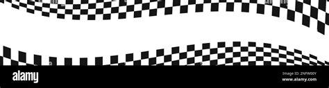 Waving Race Flags Background With Plase For Text Chess Game Or