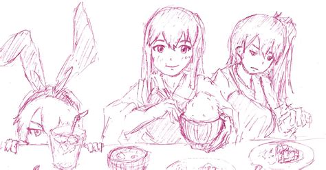艦これ 落書練習 赤城の食事 匁 参七伍のイラスト Pixiv