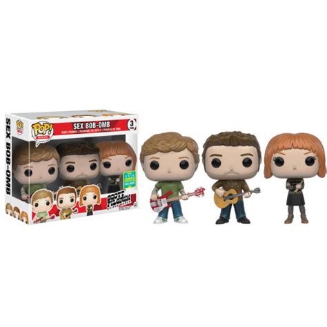 Funko Mania Funko Sex Bob Omb 3 Pack Scott Pilgrim Vs The World Sdcc