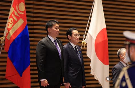 Ерөнхийлөгч У Хүрэлсүхийг Япон Улсын Ерөнхий Сайд Ф Кишида угтлаа