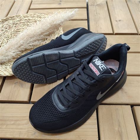 فروش فوق العاده کفش مدل نایک مردانه پسرانه به رنگ مشکی نایک مشکی نایک