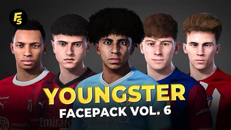 Youngster Facepack Vol 6 Football Life 2024 And Pes 2021 Pc Youtube