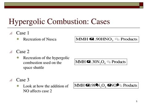 Ppt Advancements In Hypergolic Combustion For Space Exploration