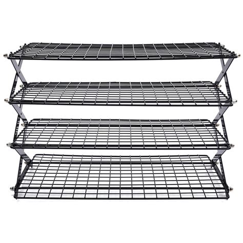 4 Tier Collapsible Cooling Rack Baking Cookie Rack Stackable Cooling