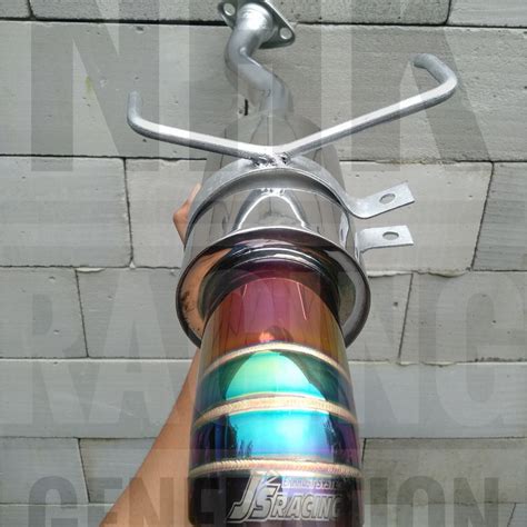 Knalpot Js Racing Bolt On Pemasangan Baut Brio Yaris Jazz Ertiga Xpander Mobilio Honda City Hrv