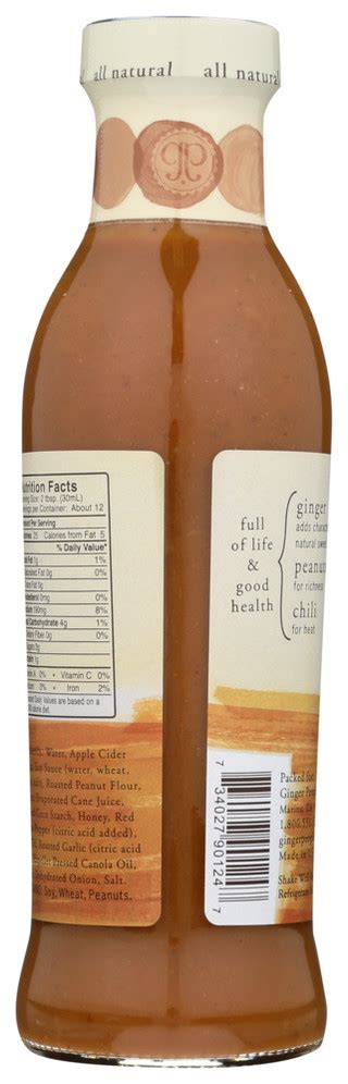 The Ginger People Sauce Sesame Case Of 12 127 Fl Oz