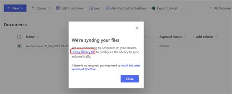 how to silent sync sharepoint team sites library using intune cloudfronts