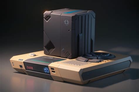 Premium Ai Image Game Console Console Device 3d Rendering Model Handheld Entertainment Offline