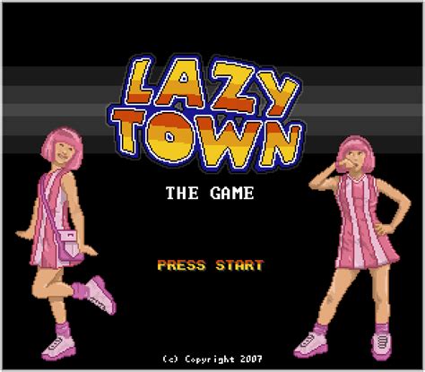 Brunin Lanzamiento De Lazy Town The Game 2007