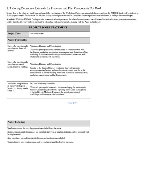 week 1 project management plan pdf risk agile software development