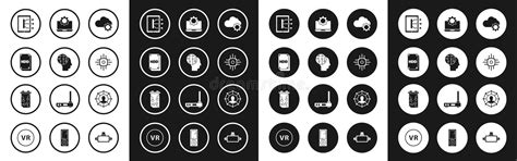 set cloud technology data transfer and storage human brain as digital
