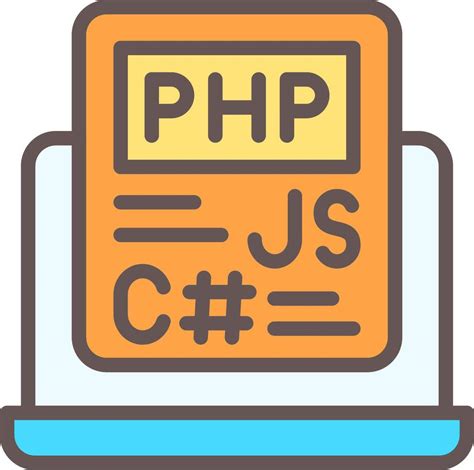 Coding Language Filled Element Style 57747800 Vector Art At Vecteezy